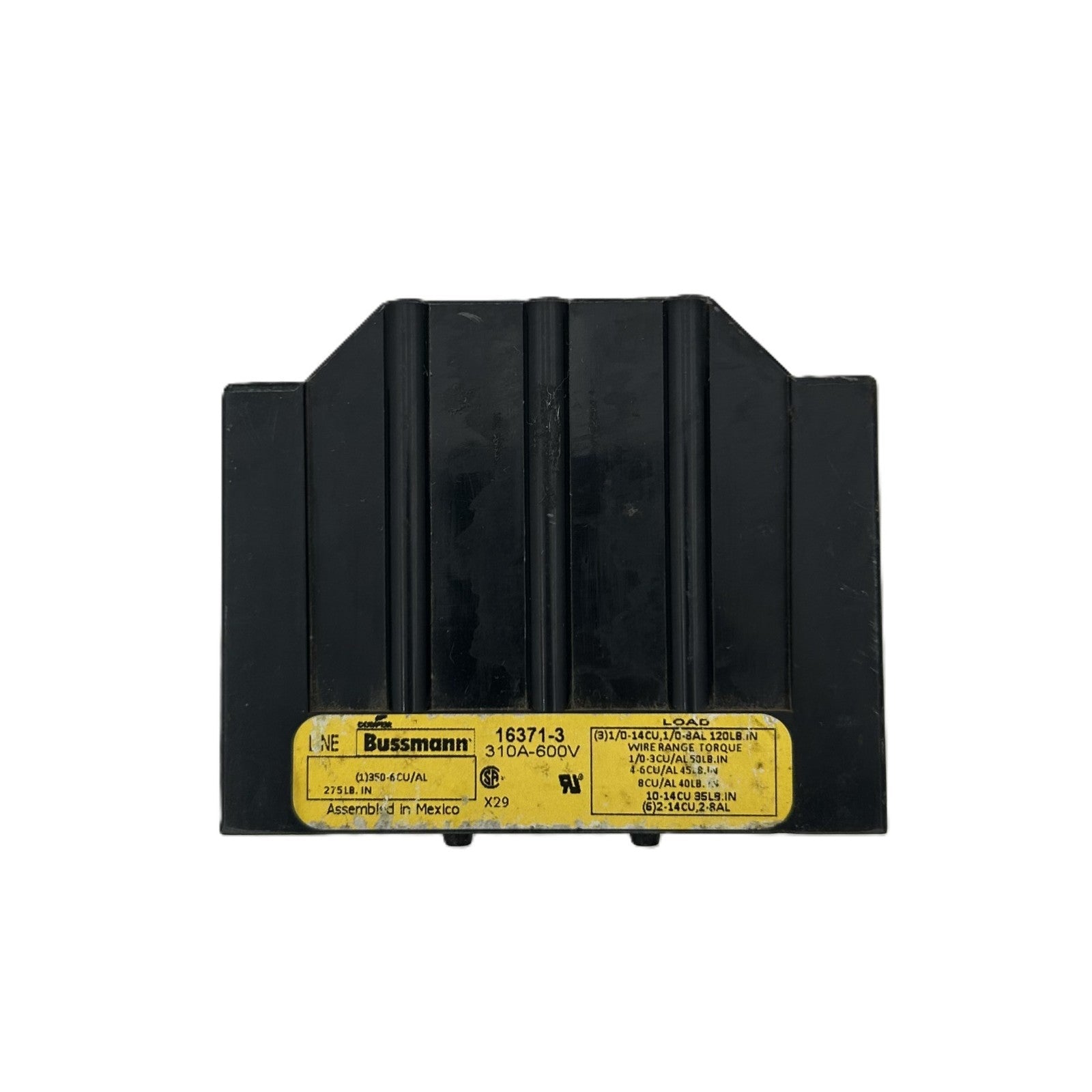 Bussmann 16371-3 Power Distribution Block 310A 600V – RoboMachIndustrial