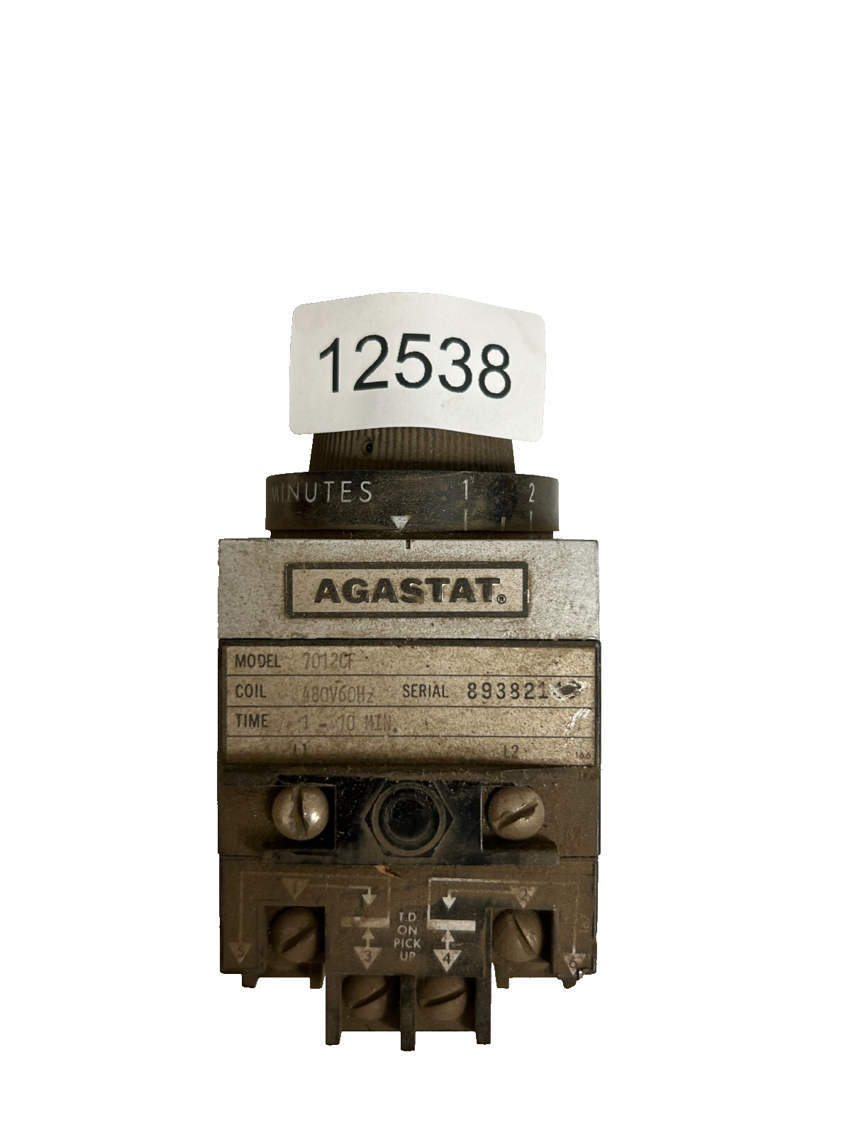 Agastat 7012CF Time Delay Relay, 480V, 60Hz, 110Mins – RoboMachIndustrial