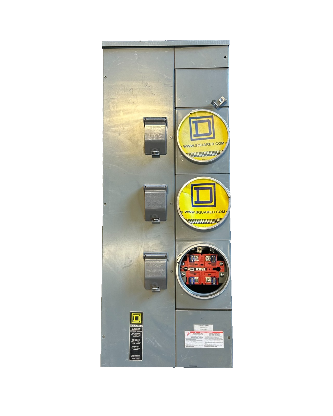 Square D EZM313225 EZ Meter-Pak Meter Stack 225A 3-Gang ...