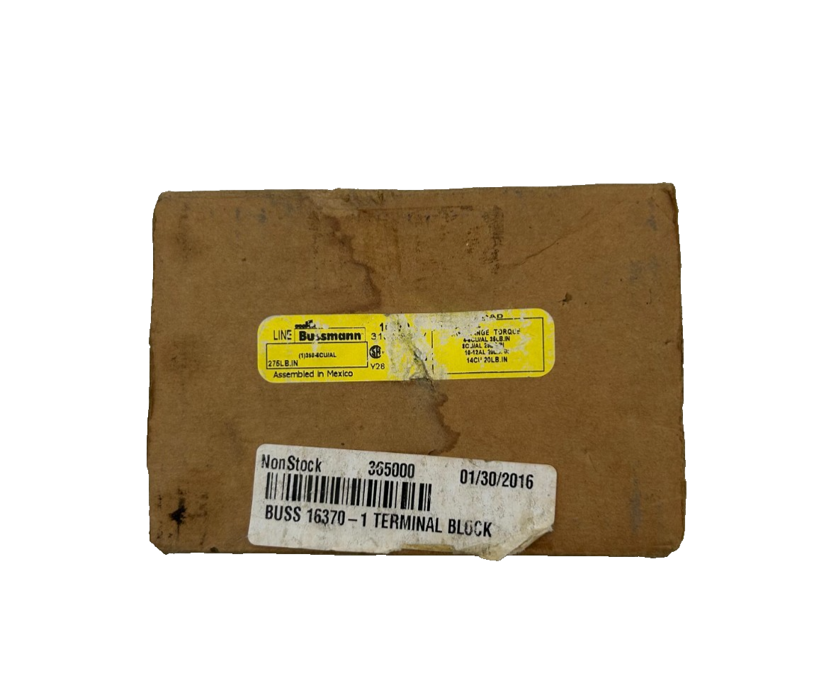 Eaton Bussmann 16370-1 Power Distribution Block – RoboMachIndustrial