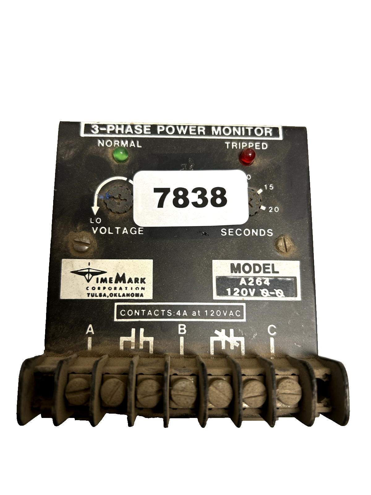 TimeMark A264 3 Phase Power Monitor, 120V – RoboMachIndustrial