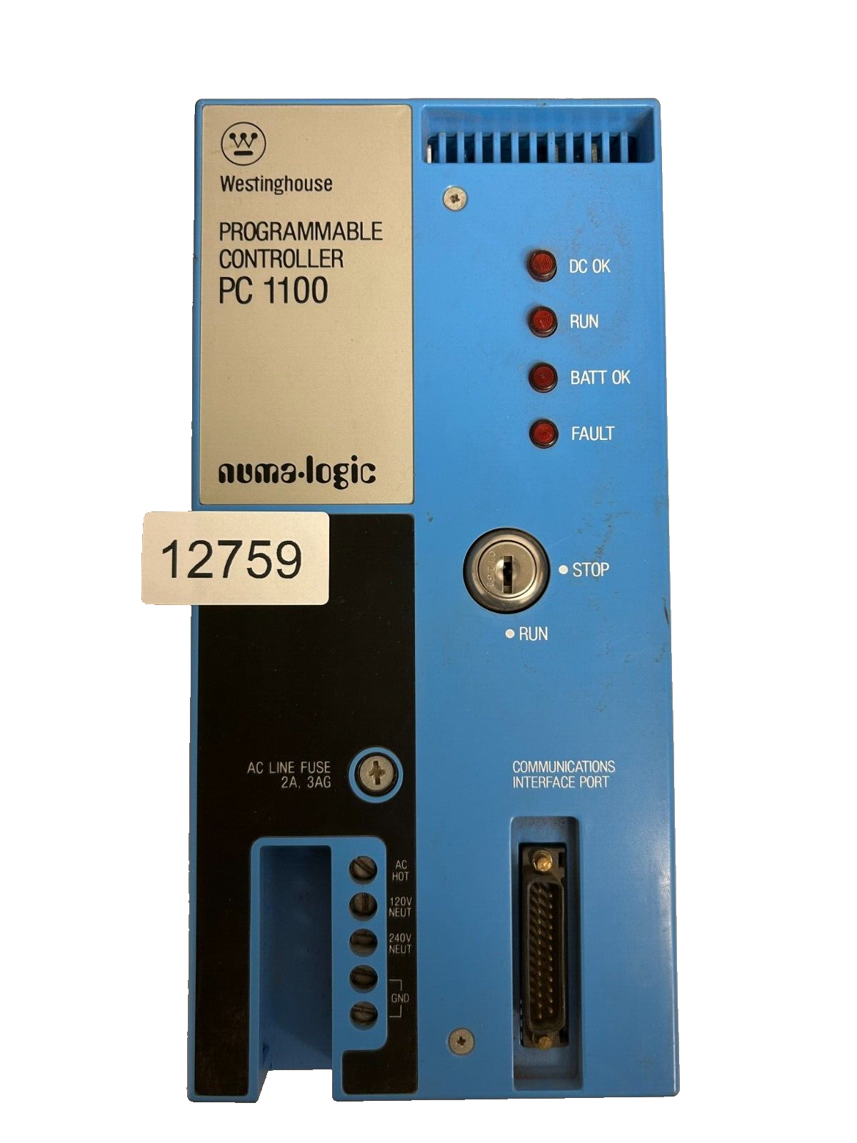 Westinghouse PC11001022 Programmable Controller – RoboMachIndustrial