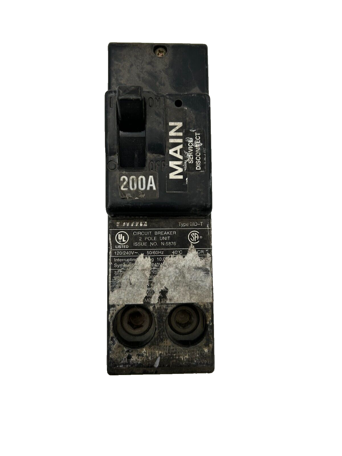 Murray M2200 Black 120240V 5060Hz 2 Pole Unit Type MDT Circuit Breaker ...