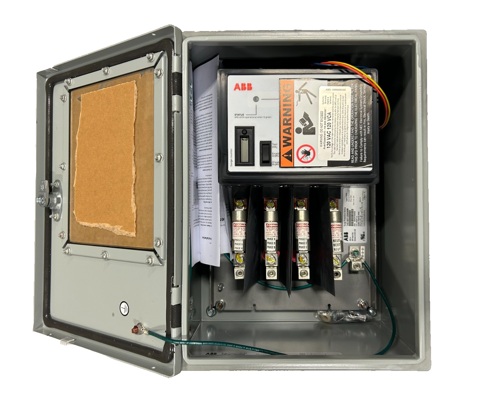 GE THE120Y125NSWM Surge Protective Device 60A 120/208V 3-Phase ...