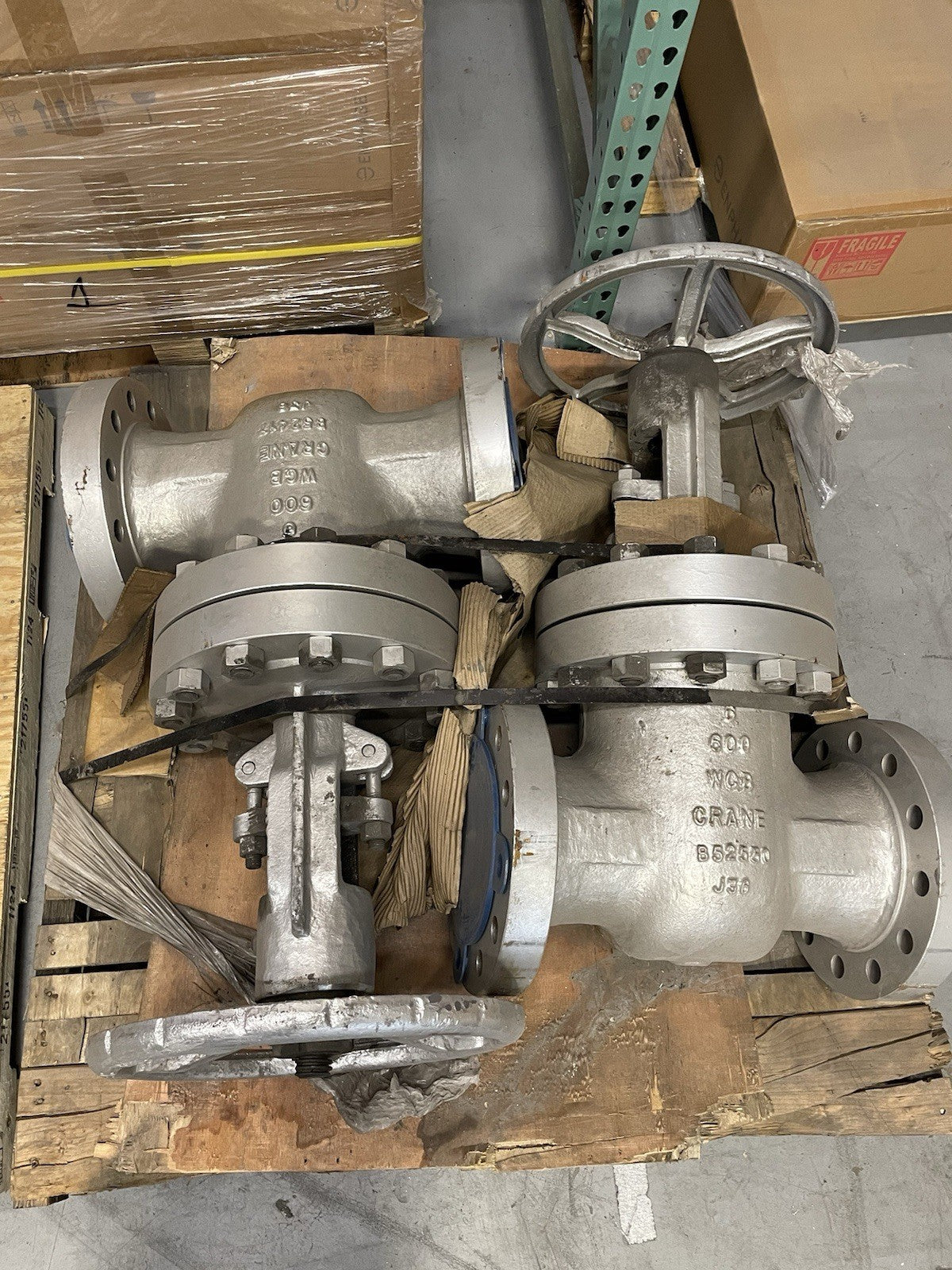 Crane 6in Class 600 WCB Gate Valve | B52417 | Flanged | ANSI 600 Steel ...