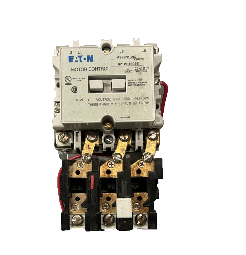 Eaton A200M1CAC Motor Control Model J Size 1 3-Phase 200V ...
