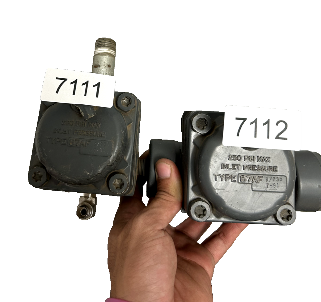 Fisher Controls 67AF, 250 PSI Max, Inlet Pressure – RoboMachIndustrial