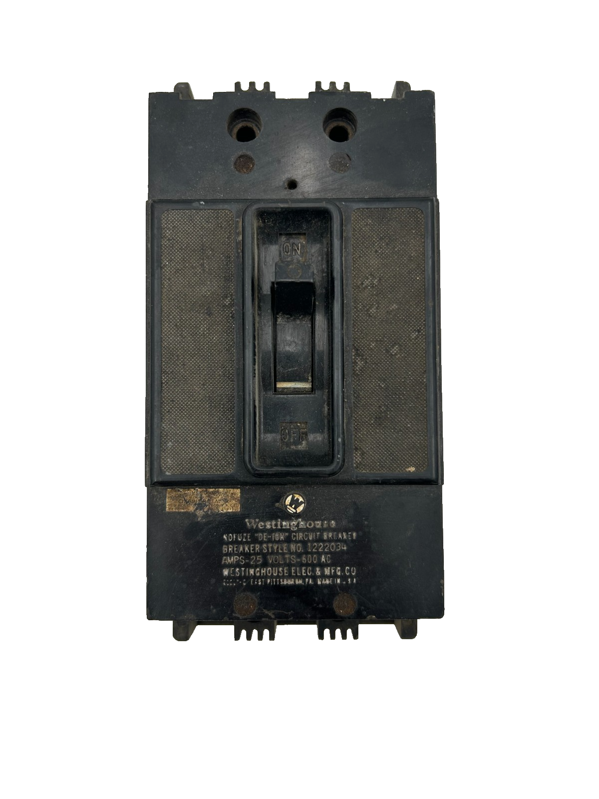 Westinghouse F3025 Circuit Breaker 25A 3Pole 600VAC – RoboMachIndustrial