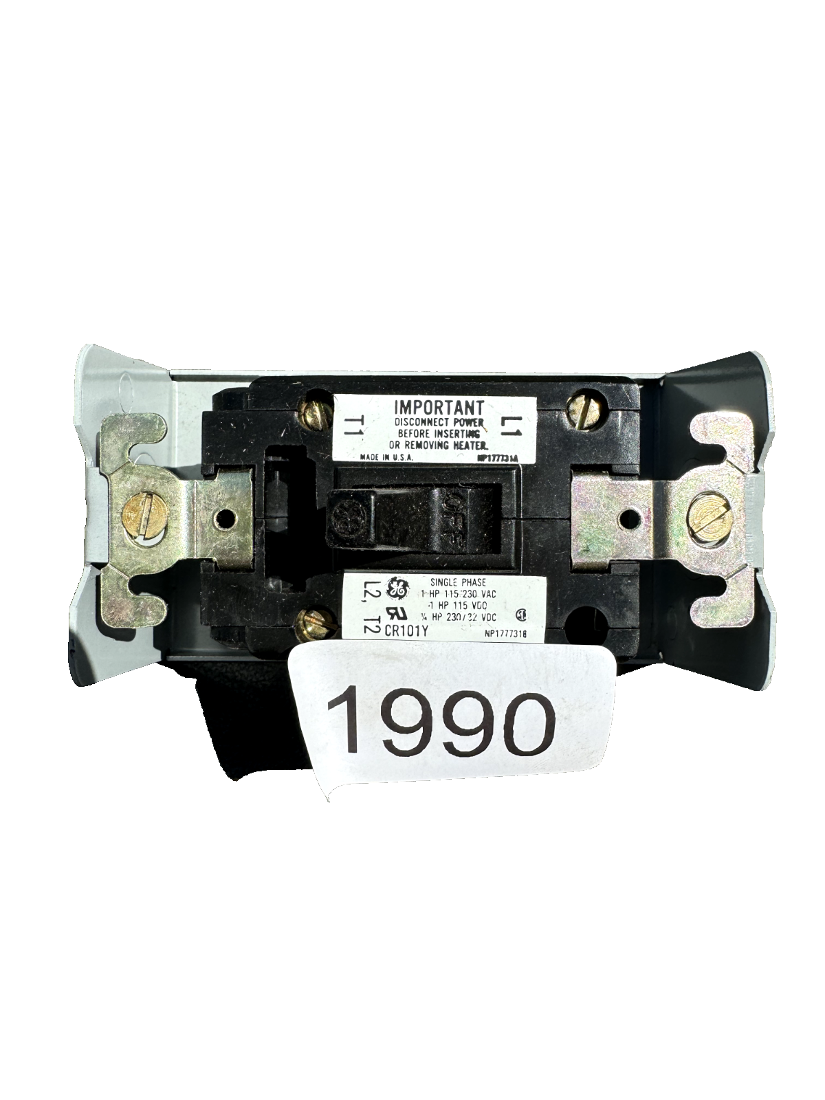 General Electric CR101Y Manual Motor Single Phase – RoboMachIndustrial