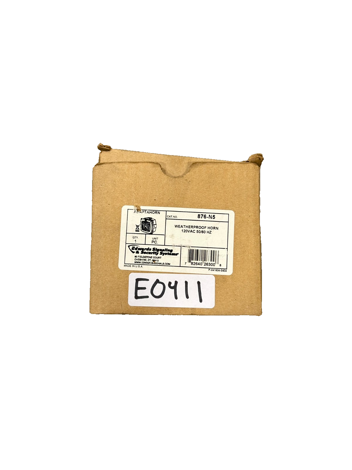 Edwards Signaling 876-N5 Weatherproof Horn 120VAC 50/60Hz ...