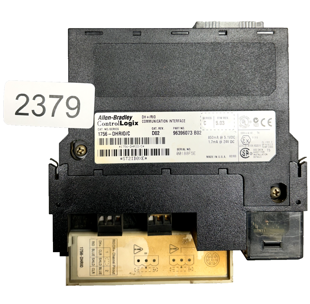 AllenBradley 1756DHRIO Control Logix Communication Interface ...