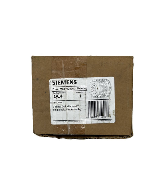Siemens QC4 QuickConnect Breaker Power Mod Modular Metering 3-Phase ...