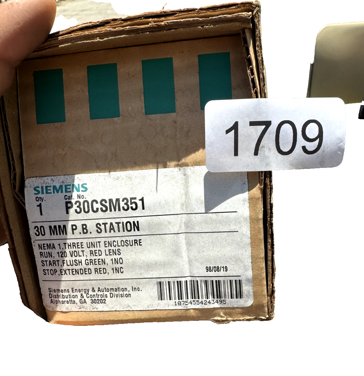 Siemens P30CSM351 30 MM Push Button Station – RoboMachIndustrial