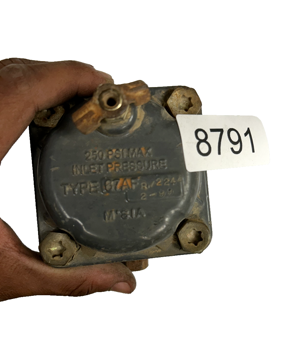 Fisher 67AF Control Pressure Regular 250 PSI MAX – RoboMachIndustrial