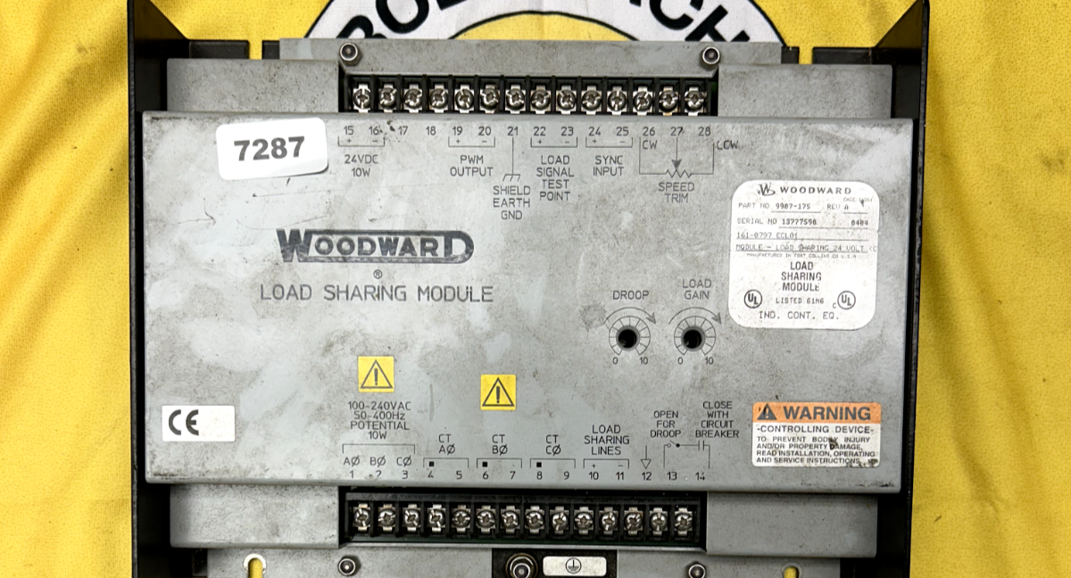 Woodward 9987175 Load Sharing Module – RoboMachIndustrial
