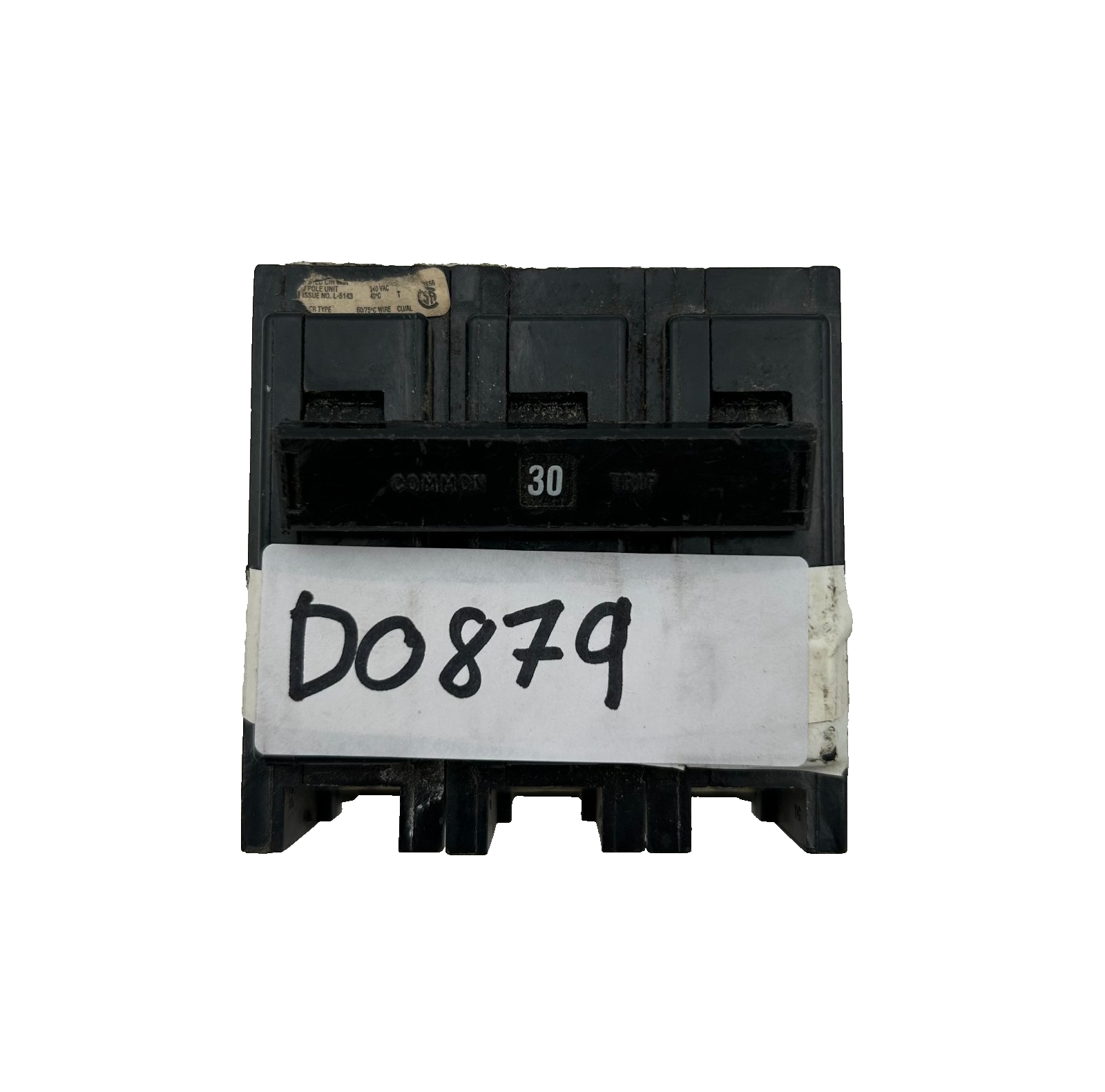 Westinghouse BAB3030 Circuit Breaker 30A 3-Pole 240V – RoboMachIndustrial