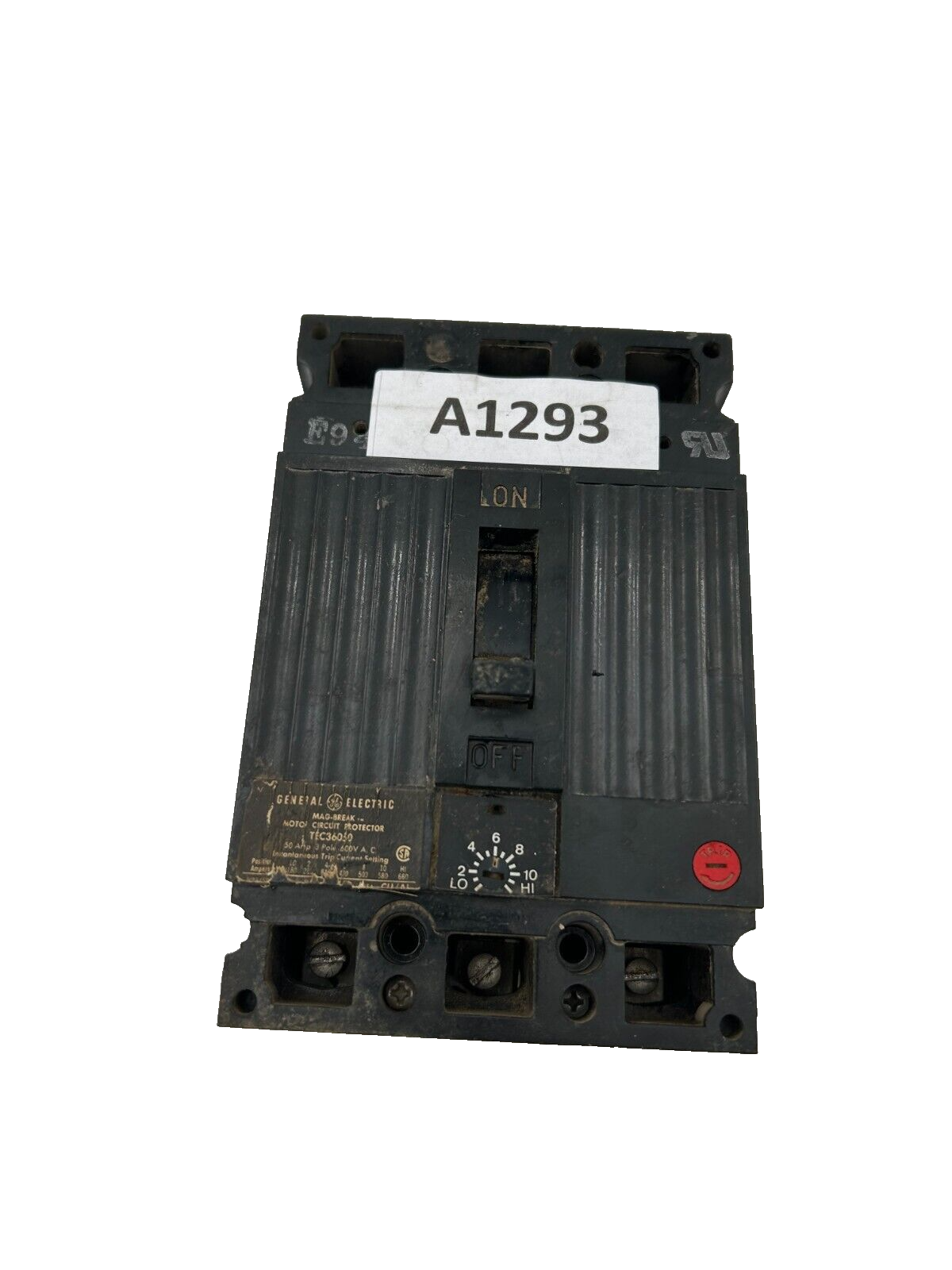 GE TEC36050 Motor Circuit Protector 600V 50A 3Pole – RoboMachIndustrial